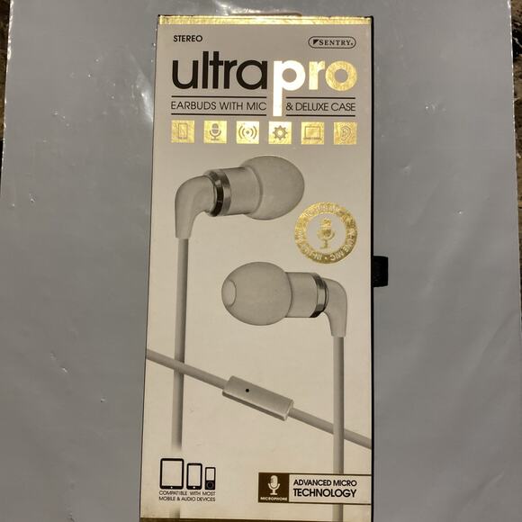 Sentry | Headphones | Sentry Ultra Pro Metal Earbuds With Inline Mic ...